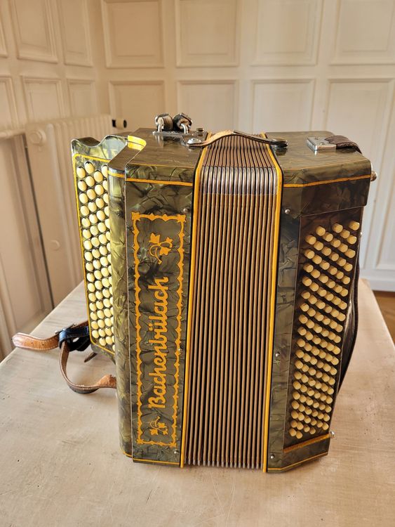 Schönes Akkordeon, Handharmonika Bachenbülach, vor 1955 (Gebraucht) in ...