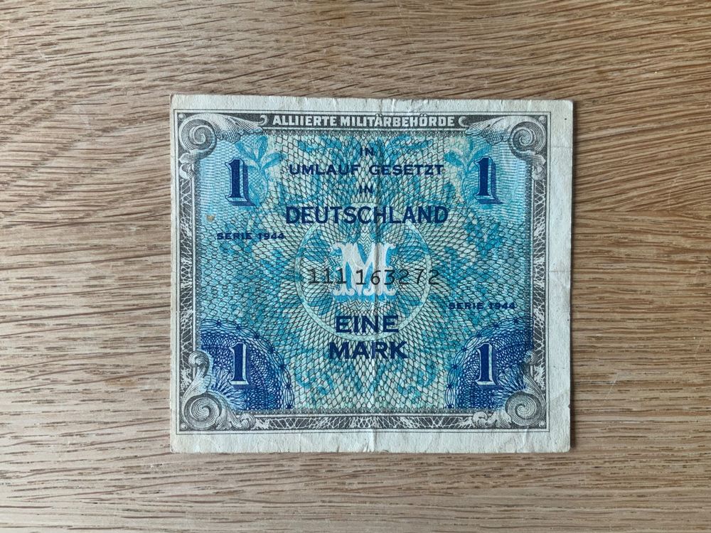 1 Mark - Alliierte Militärbehörde - Jahr 1944 - Deutschland (Gebraucht ...