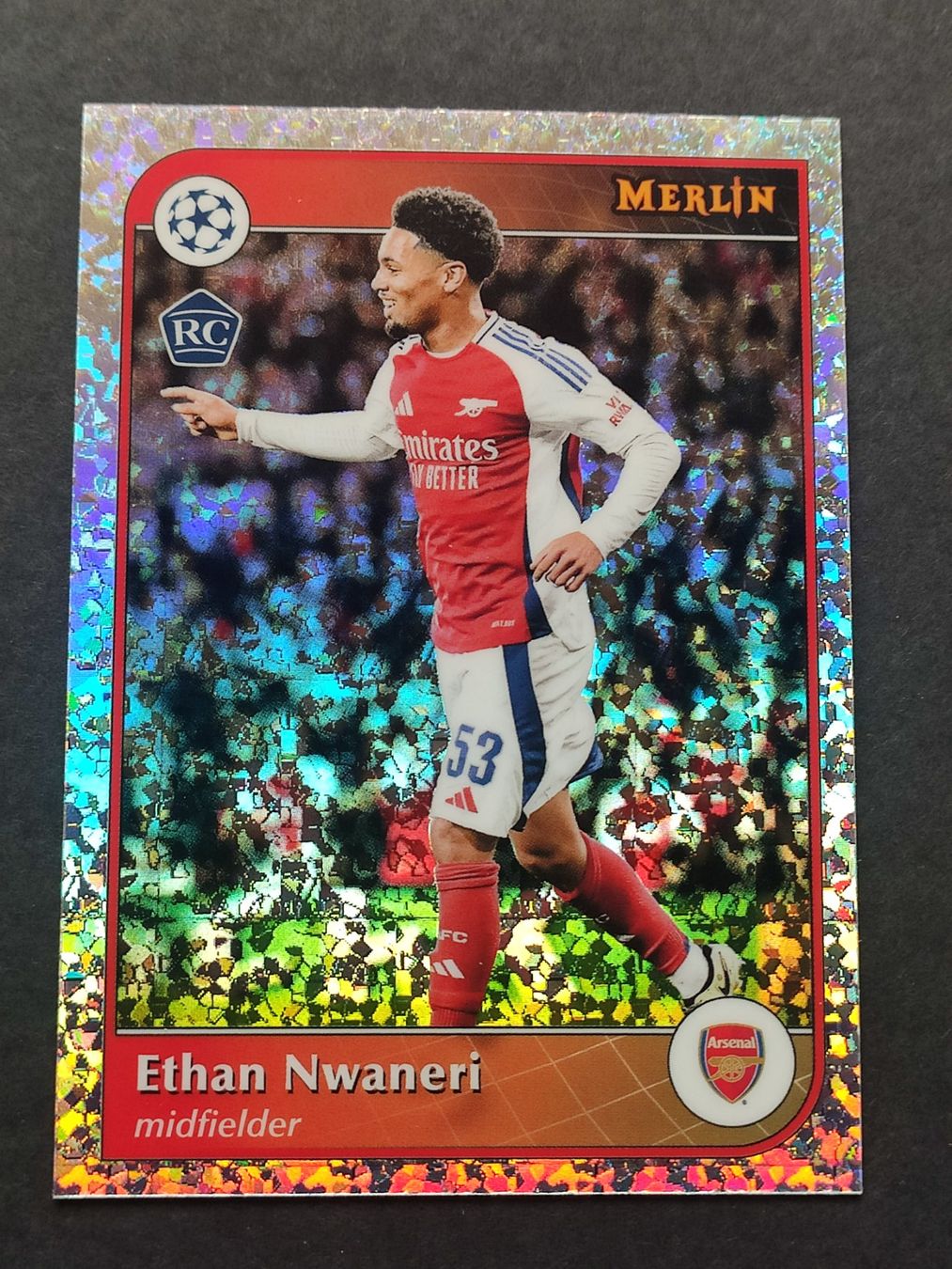 Ethan Nwaneri RC Rookie Mini Diamond Refractor Merlin 24-25 (Gebraucht ...