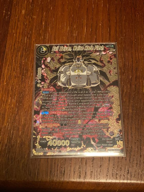 Evil Saiyan, Malice Made Flesh BT19-154 SCR (Gebraucht) in Fahrweid für ...