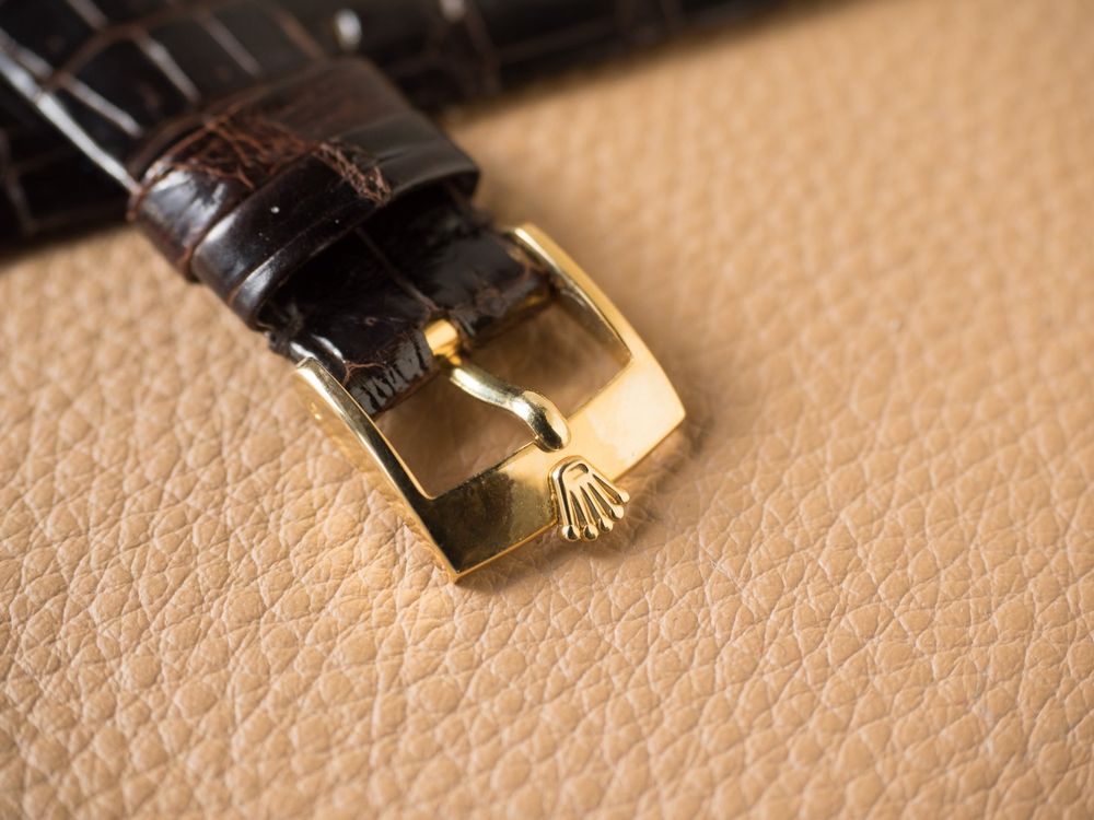 vintage Rolex Genuine Crocodile Leder Uhrenband *NOS* 18mm | Kaufen auf ...