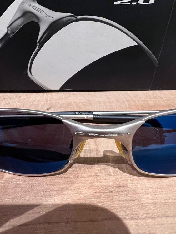 Oakley Square Wire 2.0 2000 OVP Titanium Sonnenbrille rare (Gebraucht ...