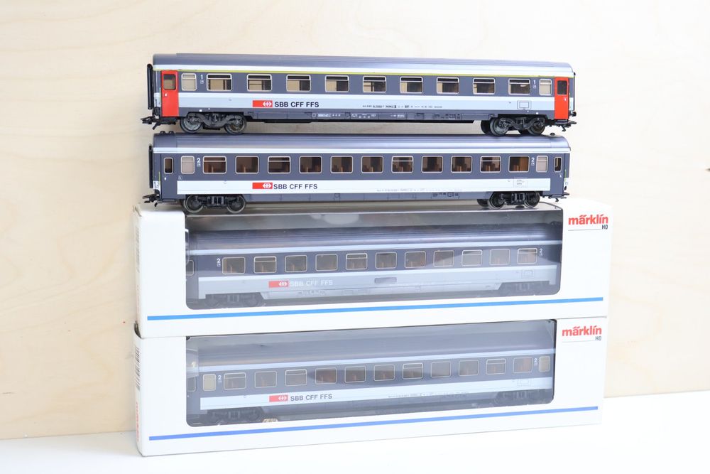 Märklin SBB EuroCity - Schnellzugwagen Set H0 - 4-Teilig | Kaufen auf Ricardo
