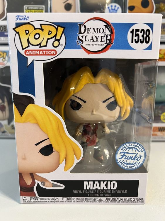 Funko POP! Animation Demon Slayer Makio Edition Limitée (Neu und ...