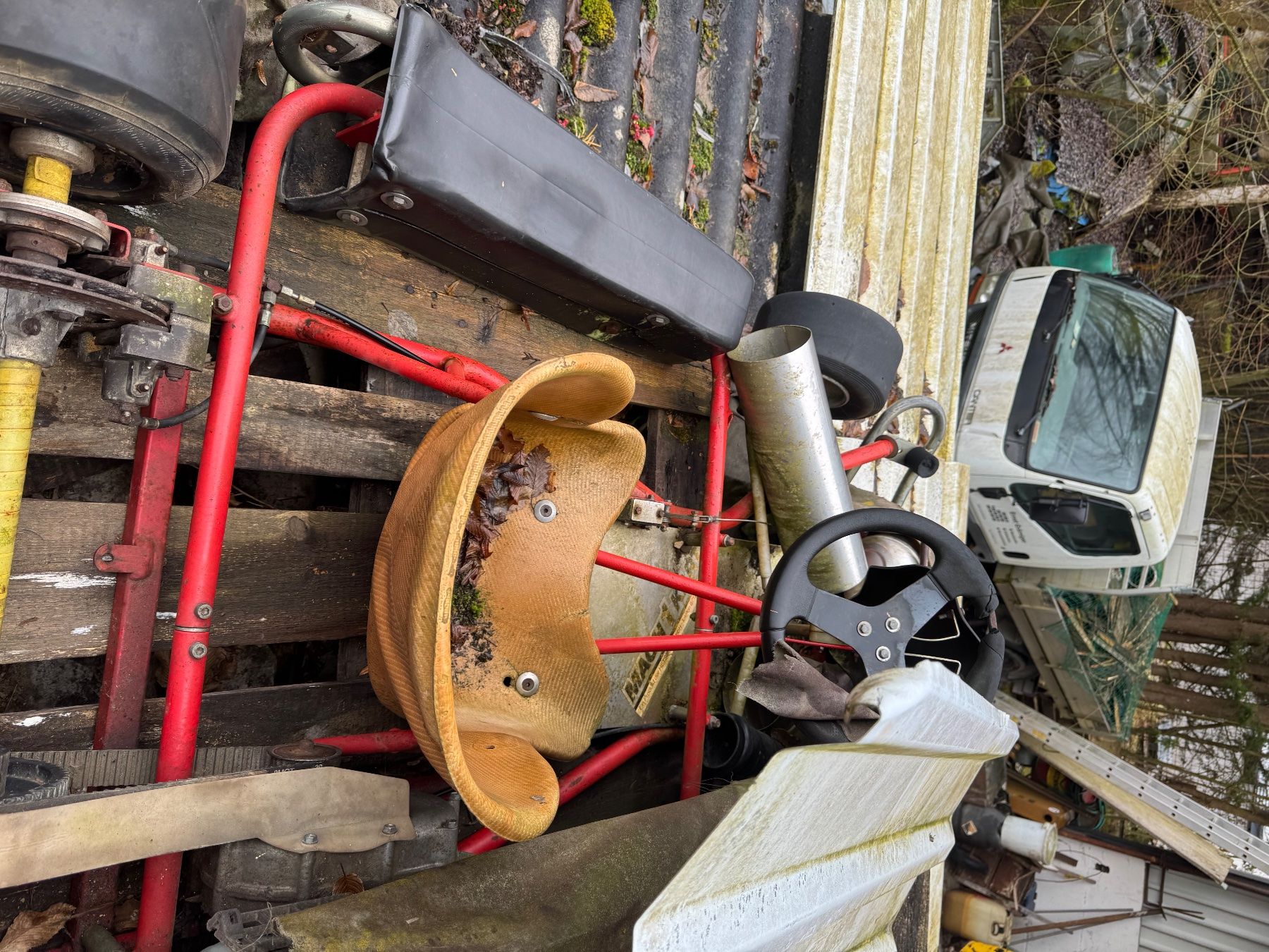 Bastler-Fund: Go-Kart / Rennkart - Projekt, Teile. 49 Zeiche (Gebraucht ...