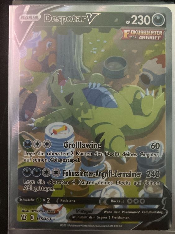 Pokemonkarte Despotar V Fullart (Neu (gemäss Beschreibung)) in Neuhausen für CHF 89 – mit ...