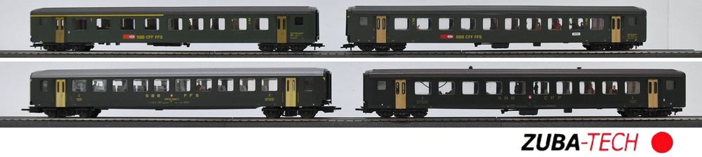 Roco/Lima 4x EW I/II Personenwagen SBB H0 GS ohne OVP (Gebraucht) in St. Gallen für CHF 32 – mit ...