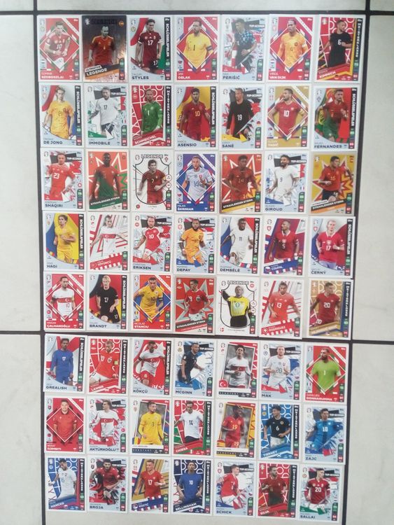 UEFA EURO 2024, Topps Lidl, 96 Karten davon 20 Doppelte | Kaufen auf ...
