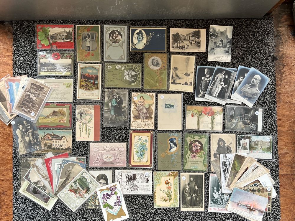 Grosses Lot mit 70 antiken AK Ansichtskarten Postkarten | Kaufen auf ...