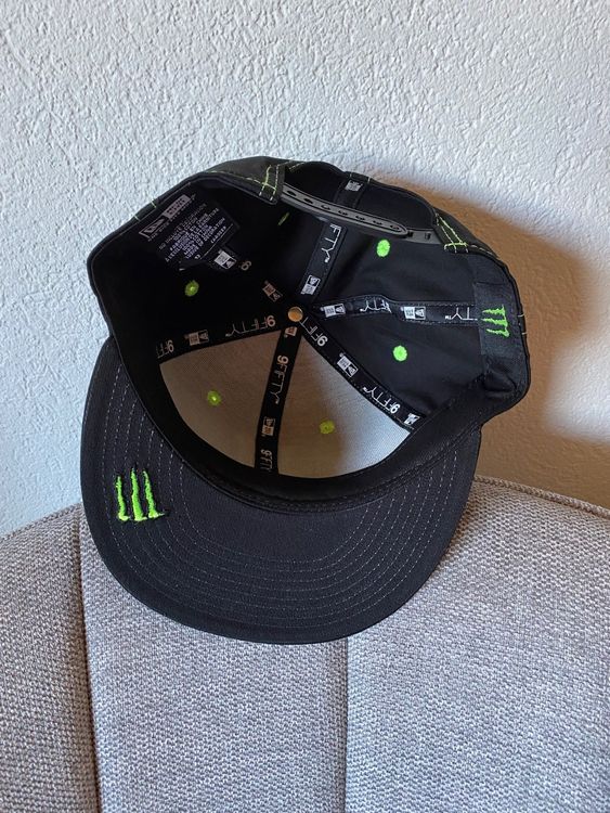 MONSTER Energy Drink Cap schwarz mit grünen Nähten | Kaufen auf Ricardo