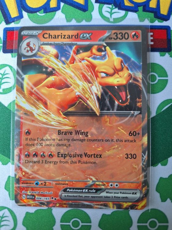 Pokemon 151 Charizard ex 006/165 Englisch | Kaufen auf Ricardo