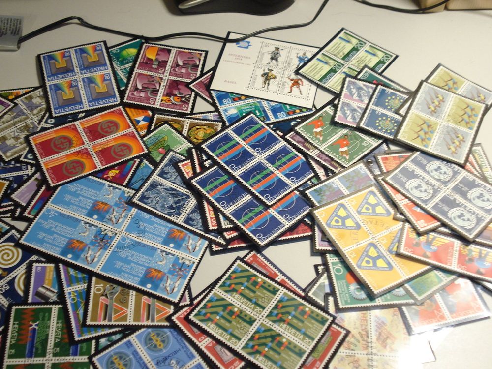 Schweiz, ca 130 Viererblocks ET-o | Kaufen auf Ricardo