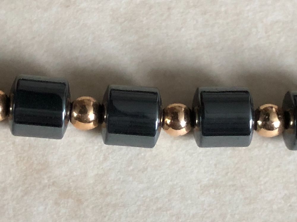 Hämatit/Blutstein Kette **NEU** (Neu (gemäss Beschreibung)) in Siebnen ...