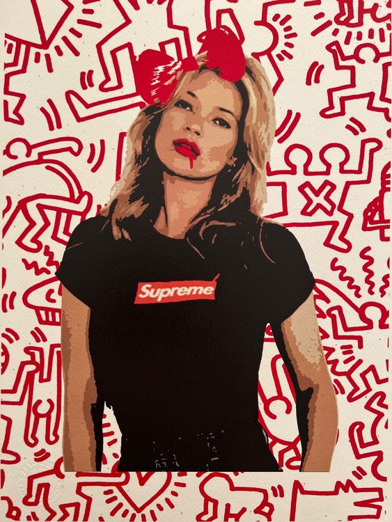 DEATH NYC « Keith Haring & Supreme Kate Moss » (Neu (gemäss ...