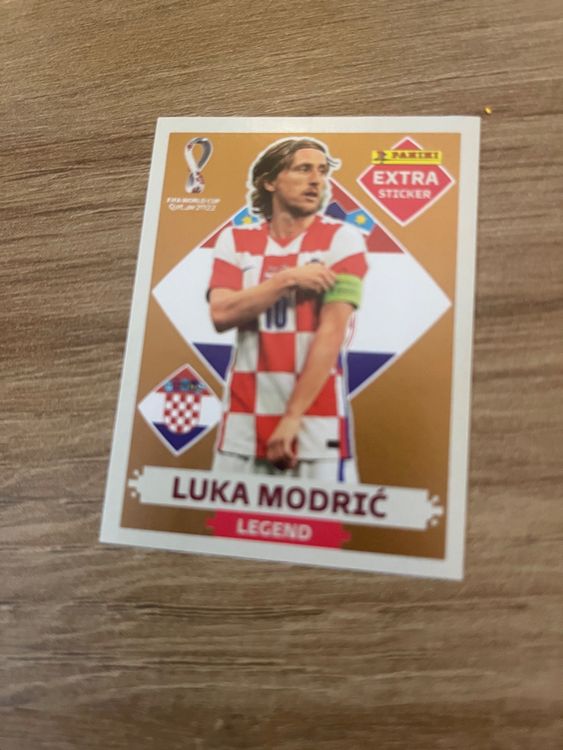 Panini Qatar 2022 | Extra Sticker | Luka Modric BRONZE (Neuf avec ...