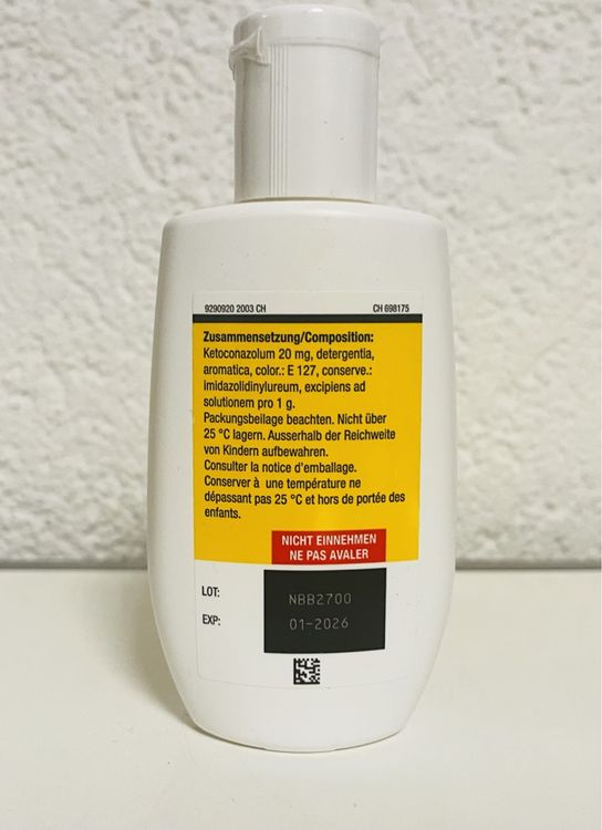 NIZORAL Shampoo 20 mg/g Pilze / Schuppen etc. 100 ml (Gebraucht) in St ...
