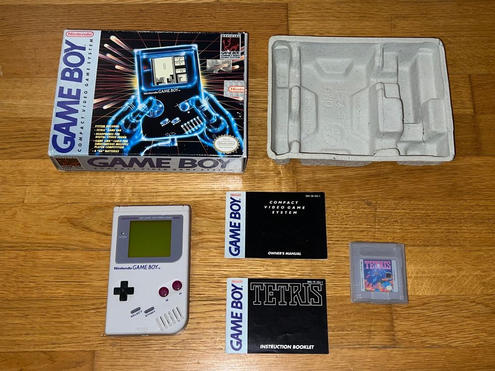 Game Boy Classic (GB) Konsole Tetris Pak (OVP) [BILD DEF.] (Defekt) in ...
