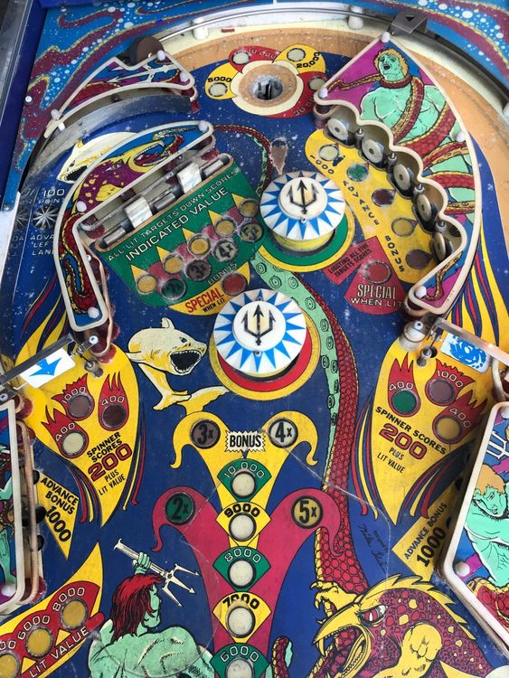 Sehr seltener STERN Pinball TRIDENT 1979 Kompl. ab 1.-- !!!! (Gebraucht ...