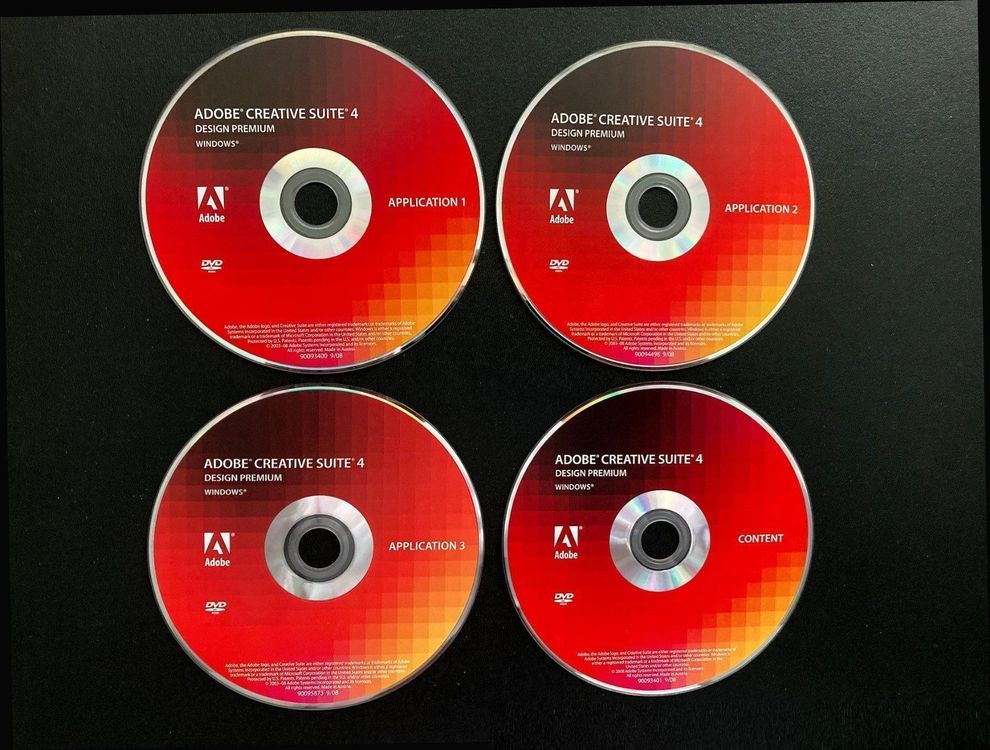 Adobe Creative Suite CS4 Premium für WIN (Neu (gemäss Beschreibung)) in ...