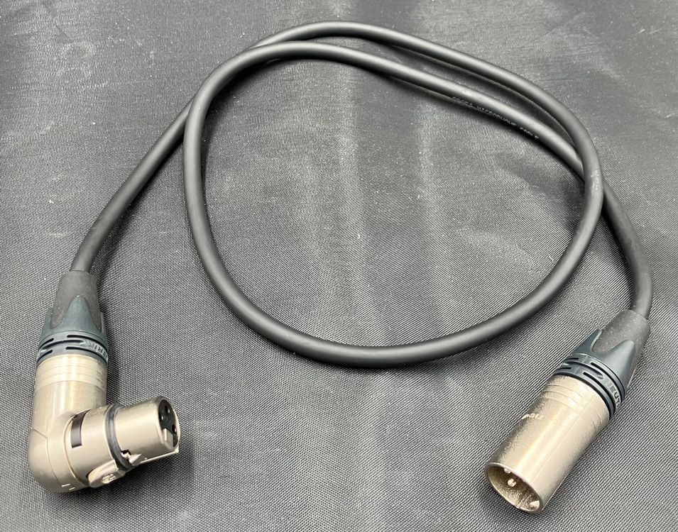 pro snake XLR Patch Winkel/Female 1m mit Neutrik Stecker (Gebraucht) in ...