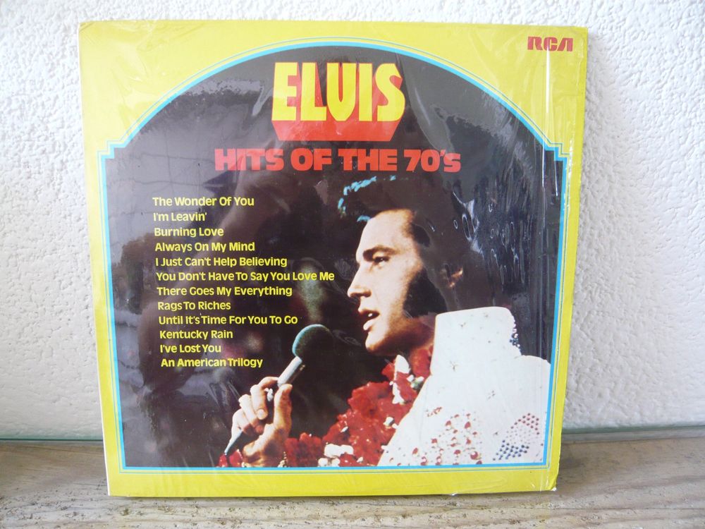 LP ELVIS PRESLEY HITS OF THE 70'S PRESS ITALIE TBE ! (Gebraucht) in ...