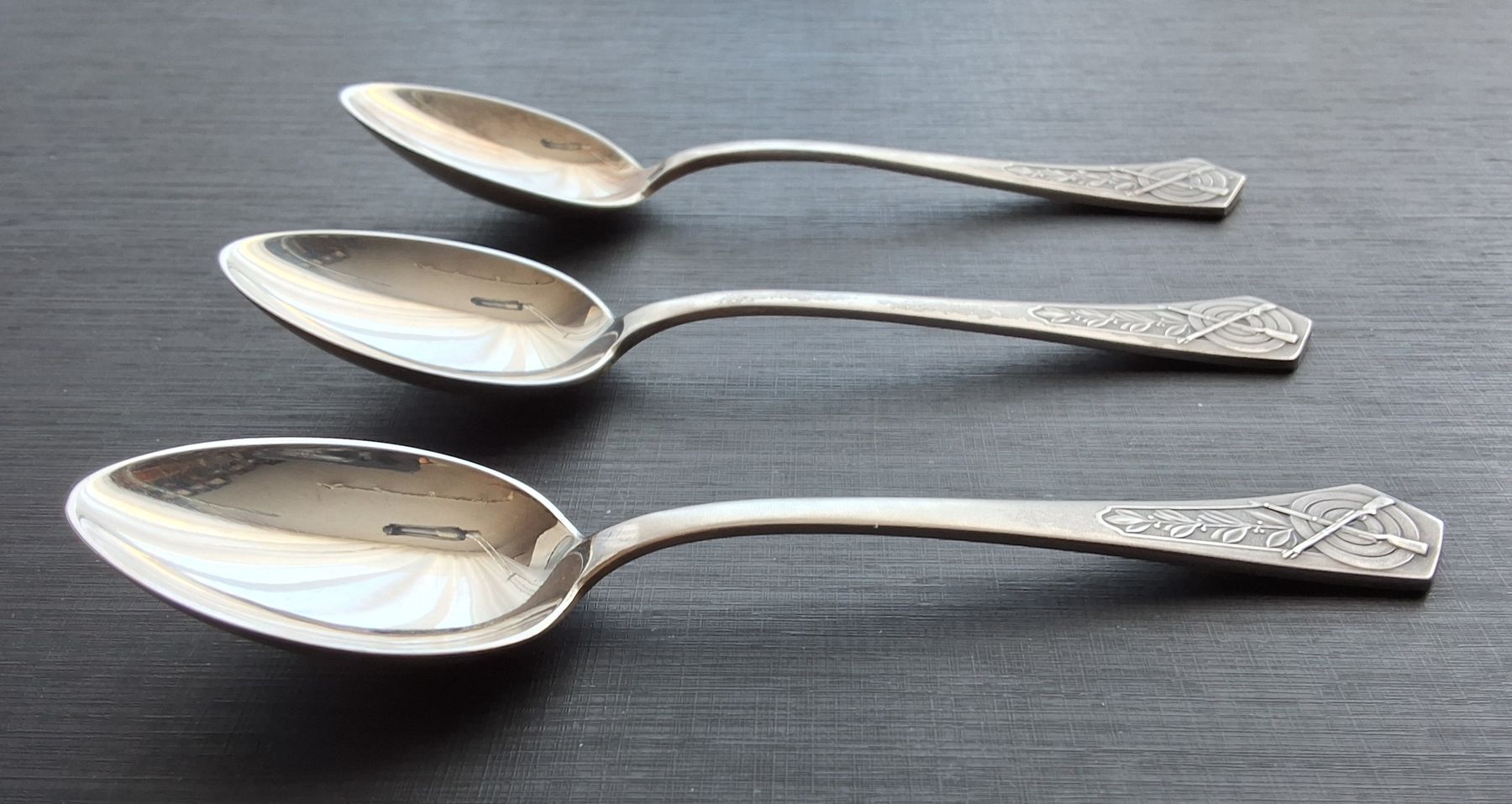 3 versilberte Schützen - Löffelchen PEKA (1952 und 1956) (Gebraucht) in ...