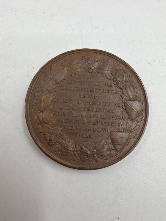 Alte Schweizer Medaille, 1853, Kanton Bern, Top Zustand! (58 (Gebraucht ...