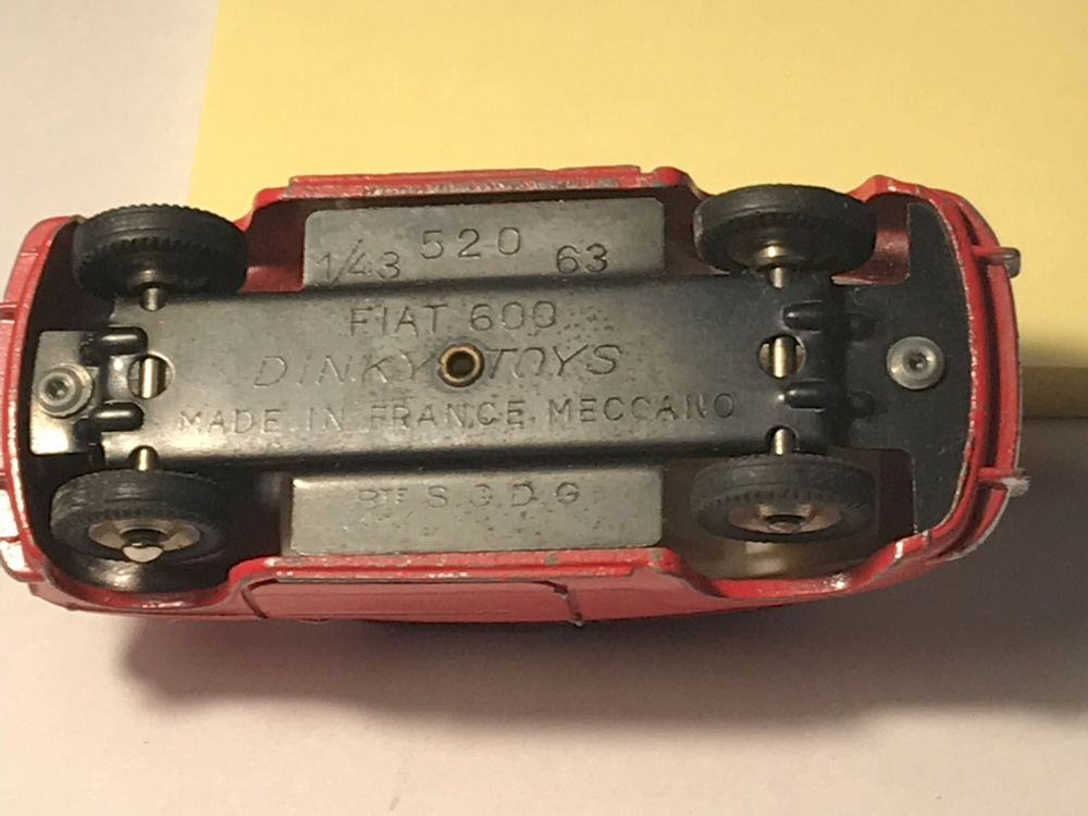Fiat 600 Dinky Toys 520 Vintage Spielzeugauto 70-er Jahre (Gebraucht) in Herzogenbuchsee für CHF ...