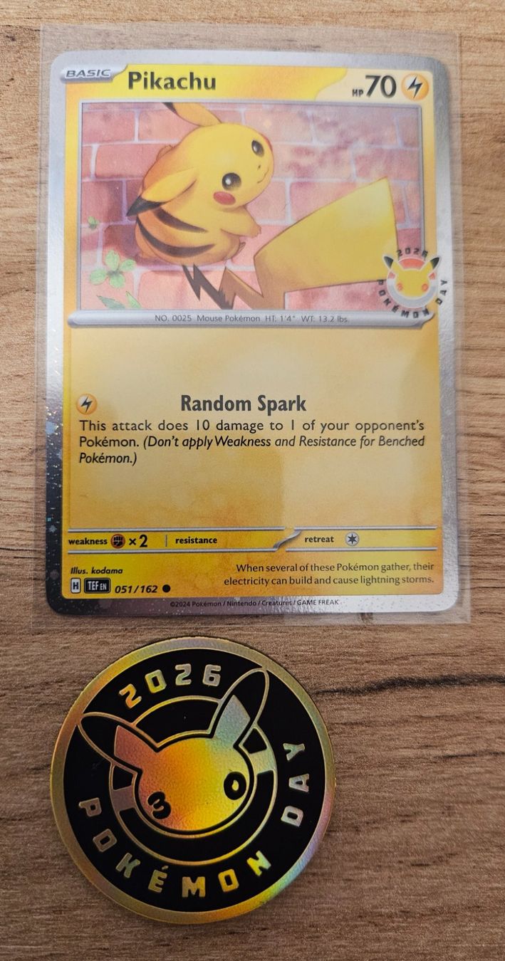 Pokémon - TEF51- Pikachu (Promo Pokemon Day 2026) (Neu (gemäss ...