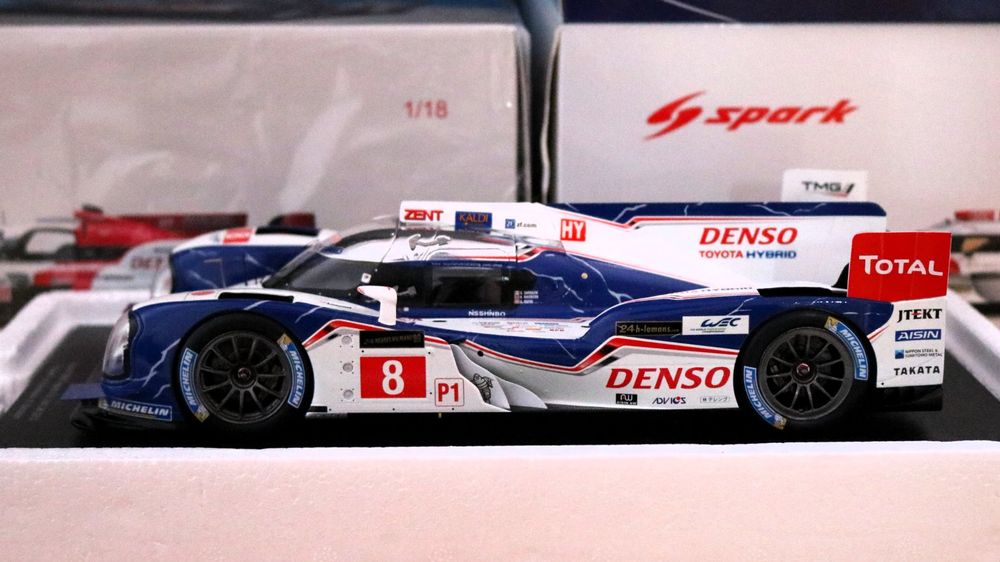 1/18 Spark 18S108, Toyota TS030 S. Buemi, 24 H. du Mans 2013 (D ...