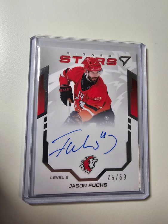 National League, Signed Stars /69, Jason Fuchs, Lausanne HC (Gebraucht ...