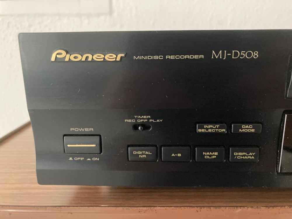 Pioneer Minidisc Recorder MJ-D508 mit Fernbedienung (Gebraucht) in ...