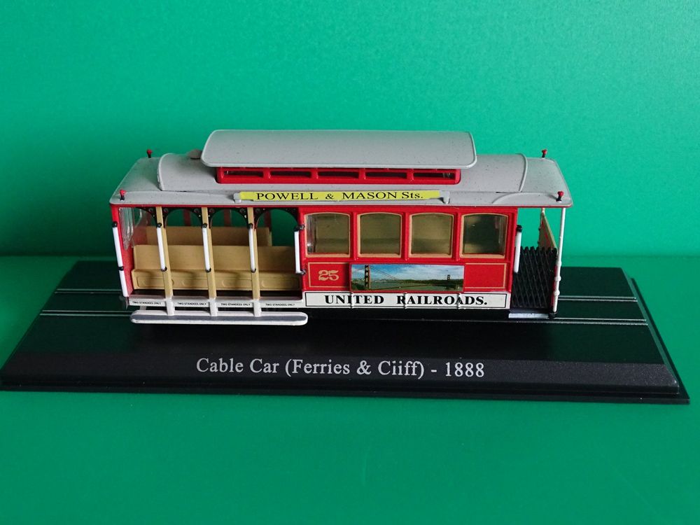 Atlas 1:87 HO Scale San Francisco Cable Car (Gebraucht) in Bretzwil für ...