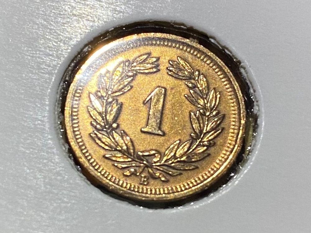 Schweiz Set 1 + 2 Rappen 1941 vzgl - unz Wappen Eidgenossen (Neu (gemäss Beschreibung)) in ...