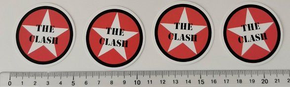 The Clash - 4 Sticker (Neu (gemäss Beschreibung)) in Wilen b. Wollerau ...