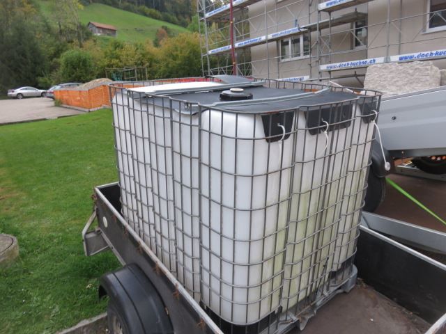 A336 Anhänger mit Wassertank 1000L ab1.- (Gebraucht) in für CHF 86 ...