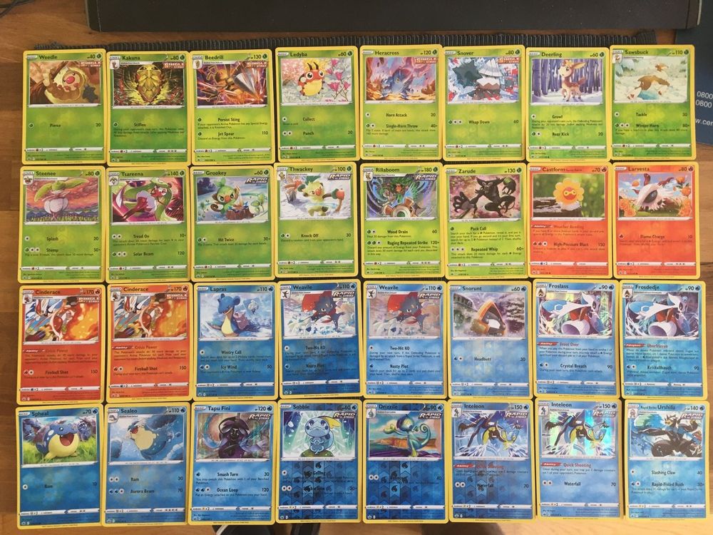 Pokemon 96 Reverse Holo Sammlung Chilling Reign Englisch (Neu (gemäss ...