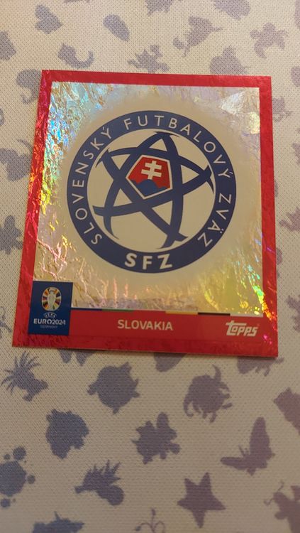 Topps Euro EM 2024 SVK 1 Slovakia Pink Sticker Parallel ab 1 | Kaufen ...
