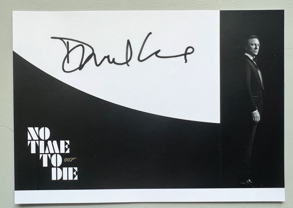 Daniel Craig James Bond 007 Original Autogramm +COA (Neu (gemäss ...