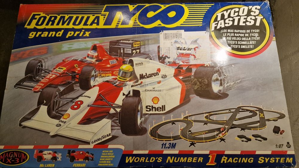 Rennbahn H0 1:87 Formula Tyco Grand Prix, Mclaren Ferrari (Gebraucht ...