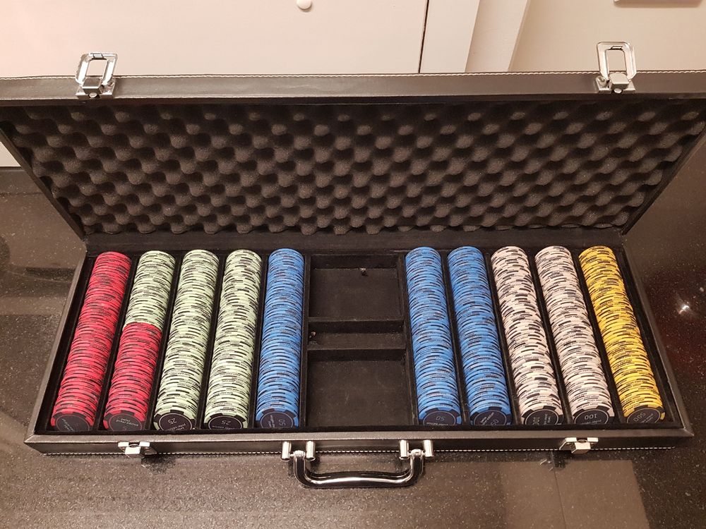 Schöne Pokerkoffer 500 Chips Ebenbild