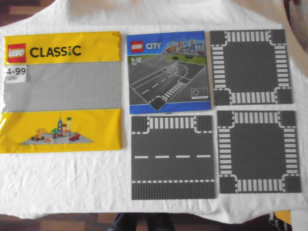6 Lego Strassen und Bauplatten NEU (Neu (gemäss Beschreibung)) in ...