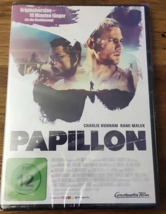 Papillon - Originalversion - mit Rami Malek (DVD) NEU OVP (Neu und ...