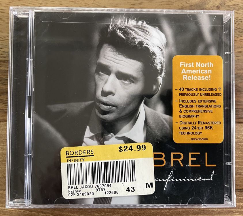 Brel Infiniment (Neu und originalverpackt) in Oftringen für CHF 5 – mit ...