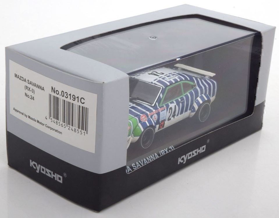Mazda RX-3 / Savanna S102 1971 #24 T. Masuda 1:43 von Kyosho (Neu und originalverpackt) in ...