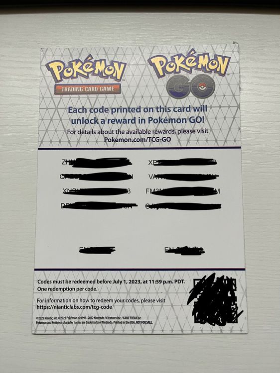 Code Pokemon GO Elite Trainer BOX TCG für Belohnungen | Kaufen auf Ricardo