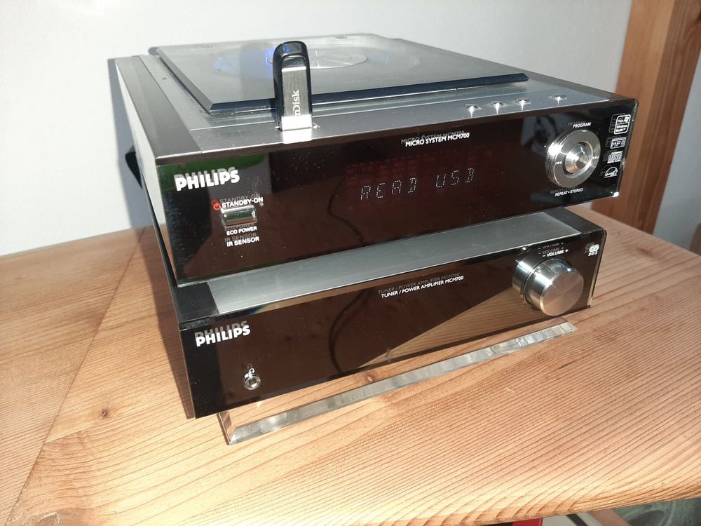 Philips MCM700 Micro-Hifi-System 2 x 80 Watt/ USB/ CD/ UKW (Gebraucht ...