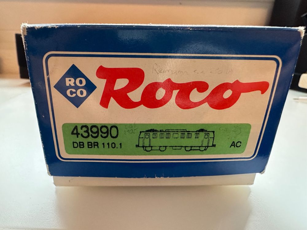 Roco 43990 E-Lok BR 110.1 der DB H0 WS Analog mit OVP (Neu (gemäss ...