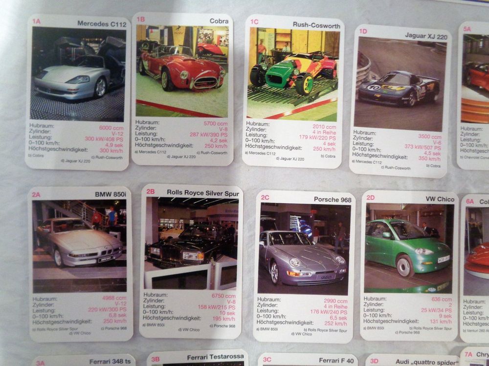 Auto Quartett - Motor Show / Piatnik (Gebraucht) in Bellach für CHF 5 ...