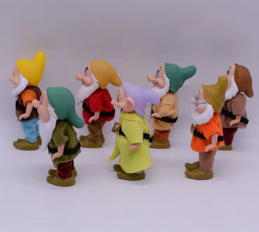 7x Figurines des sept nains, PVC de 15cm, jouets disney (Neuf avec ...